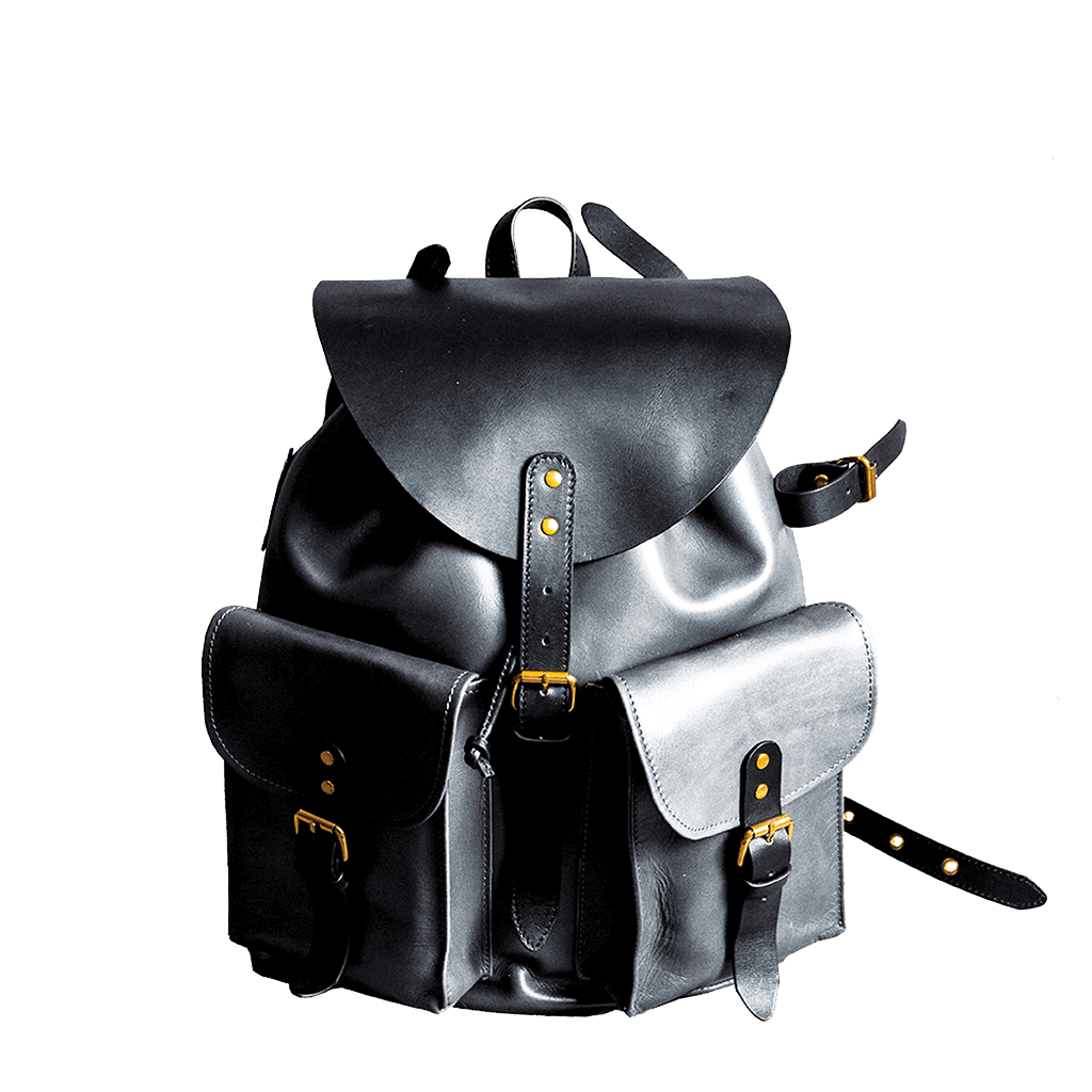 LEWHISPER RETRO MOTORCYCLE BACKPACK - black – LeWhisper